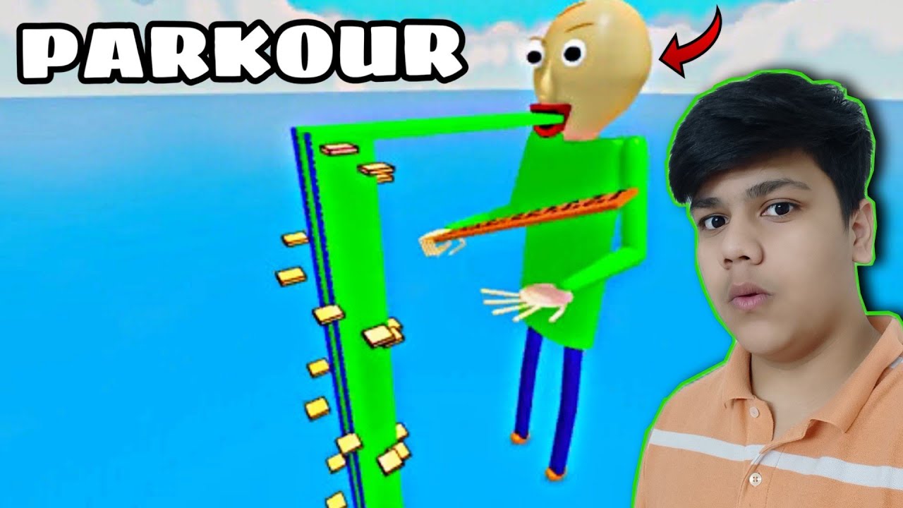 Roblox: Parkour in Roblox Baldi's Basics mode | Roblox | Baldi's Basics ...