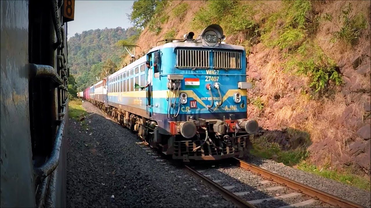 Bankers And Brakers in Action at Ghat Section - Indian Railways - YouTube