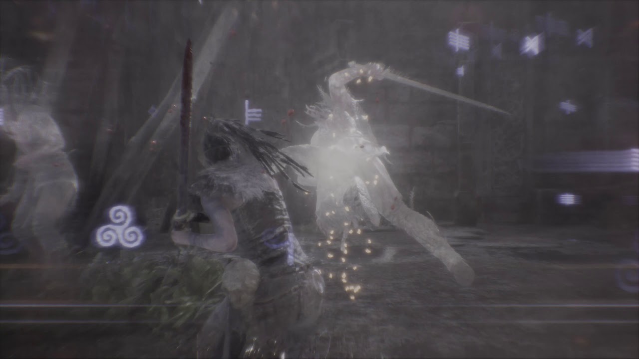 HellBlade (Combat difficulty hard) fight scene 4K HDR (Xbox One X) - YouTube