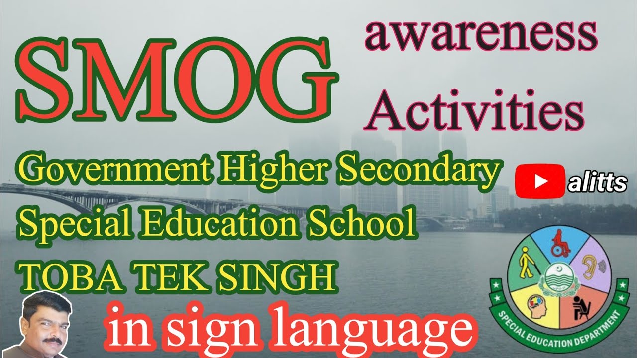 Smog awareness activities in Sign language | alitts | health and smog ...