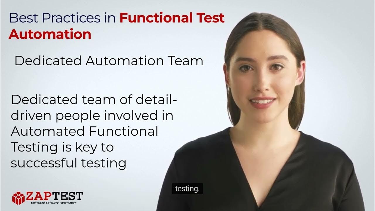 Best Practices in Functional Test Automation - YouTube