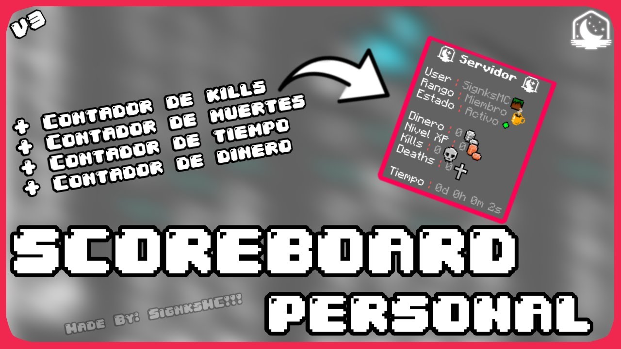 Scoreboard Personal para Minecraft Bedrock 1.19.30 | Scoreboard Addon ...