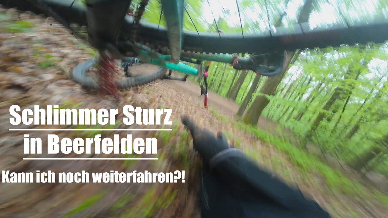 Schlimmer Sturz im Bikepark Beerfelden 2024 und fast alle Strecken ...