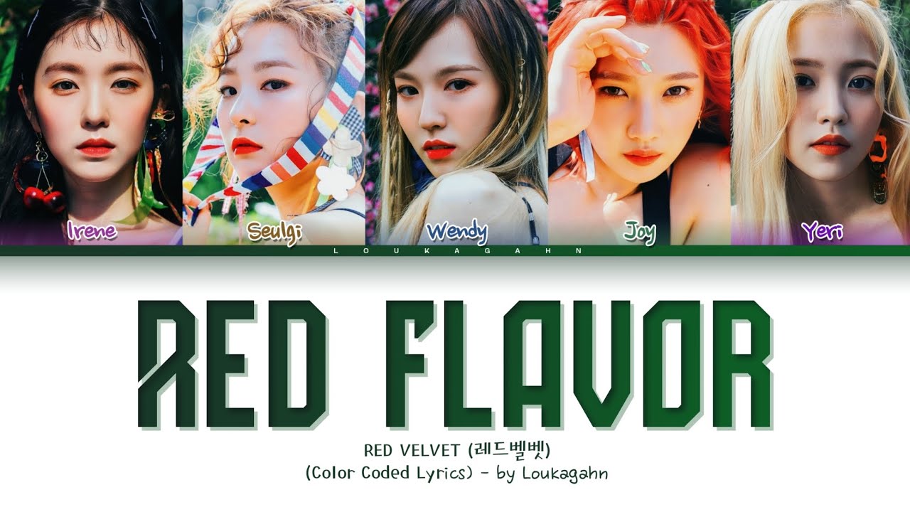 RED VELVET Red Flavor Lyrics (레드벨벳 빨간 맛 가사) (Color Coded Lyrics) - YouTube