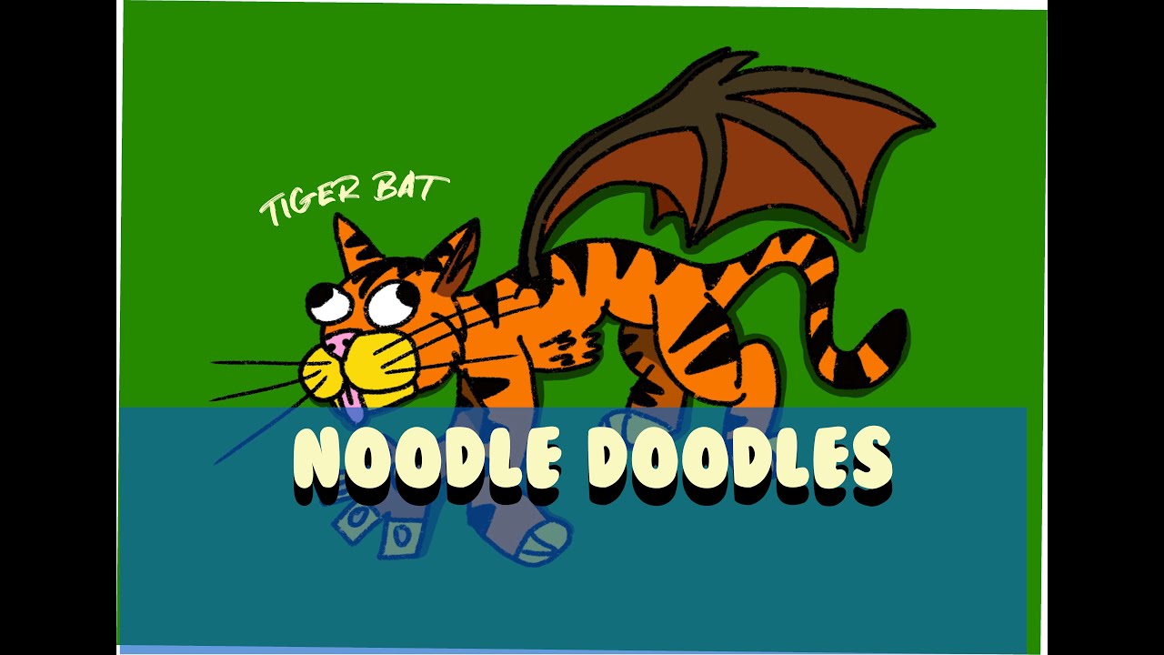 How to Draw a Tiger Bat - YouTube