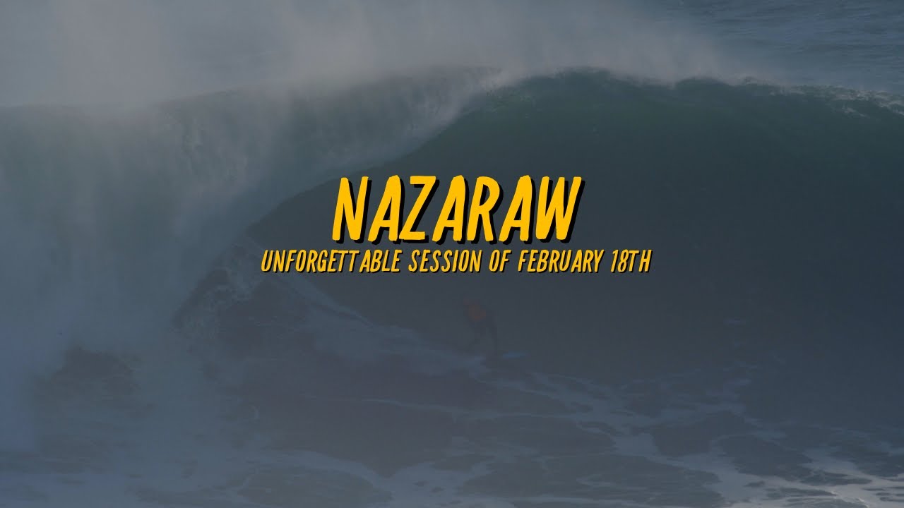 Nazaré Raw Footage: Epic Waves & Uncrowded Lineup | Big Wave Session February 18th 🌊 - YouTube