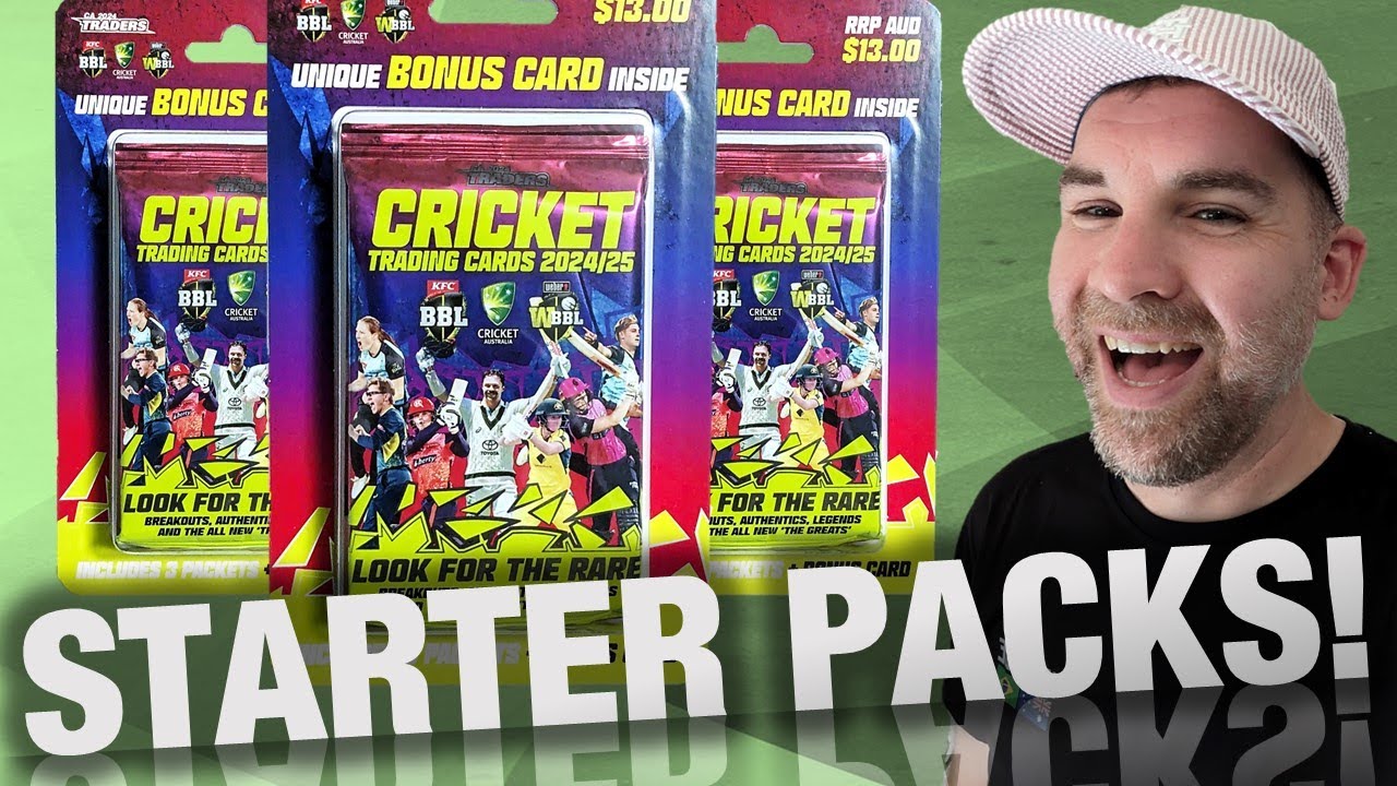 2024/25 Cricket Australia Cards | STARTER PACKS OPENING! - YouTube