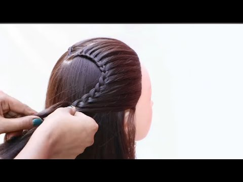 Easy back hairstyle for girls | stylish hairstyle - YouTube