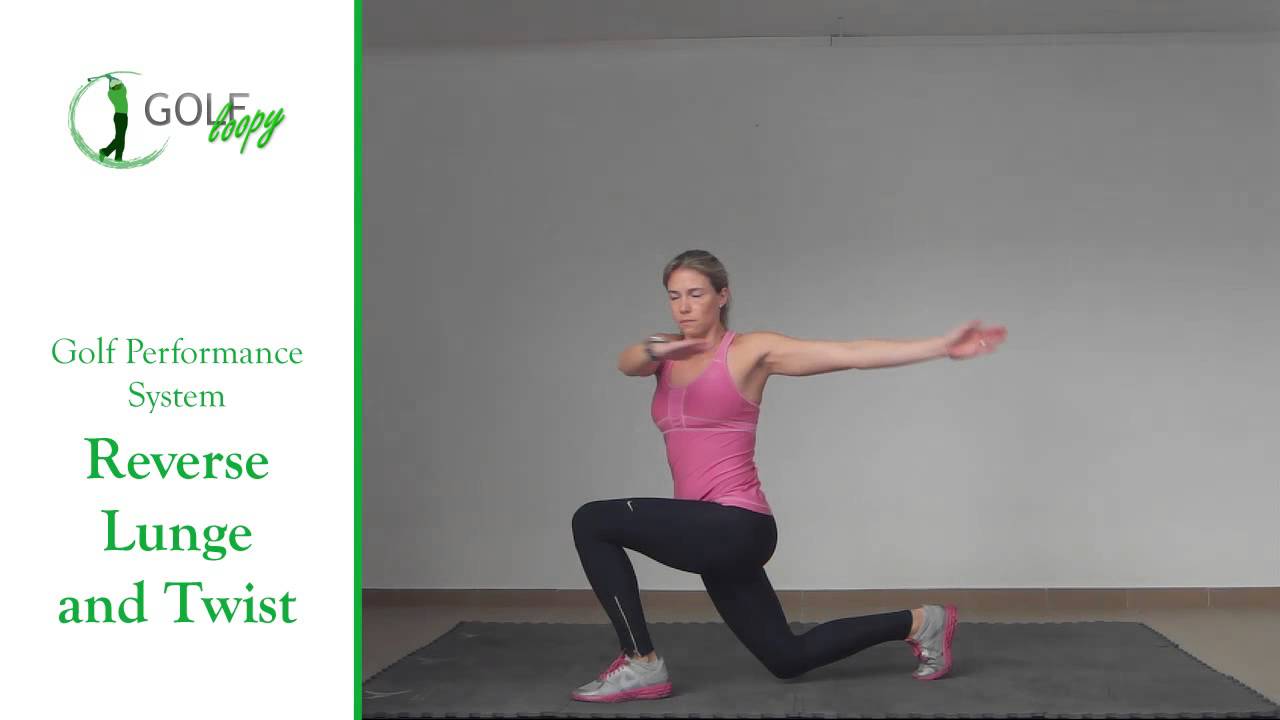 Reverse Lunge and Twist - YouTube