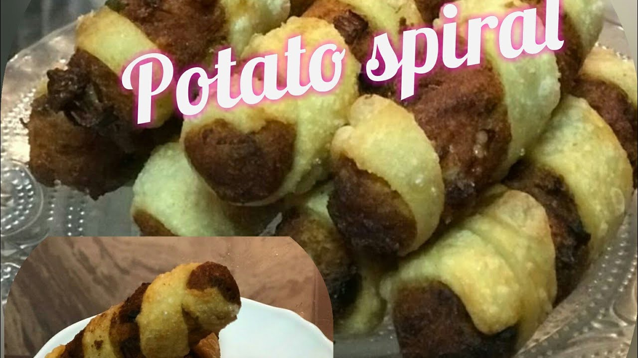 How to make potato spiral ? Variety potato spiral snack - YouTube
