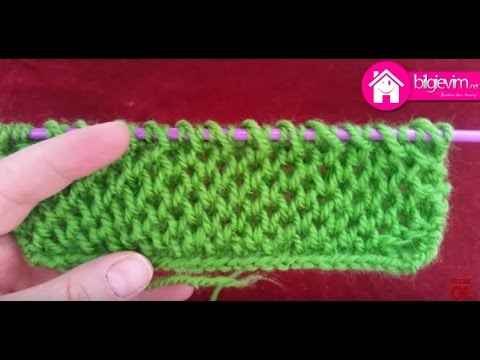 Şiş ile Örgüde İşkembe Modeli Yapılışı Videolu Anlatım