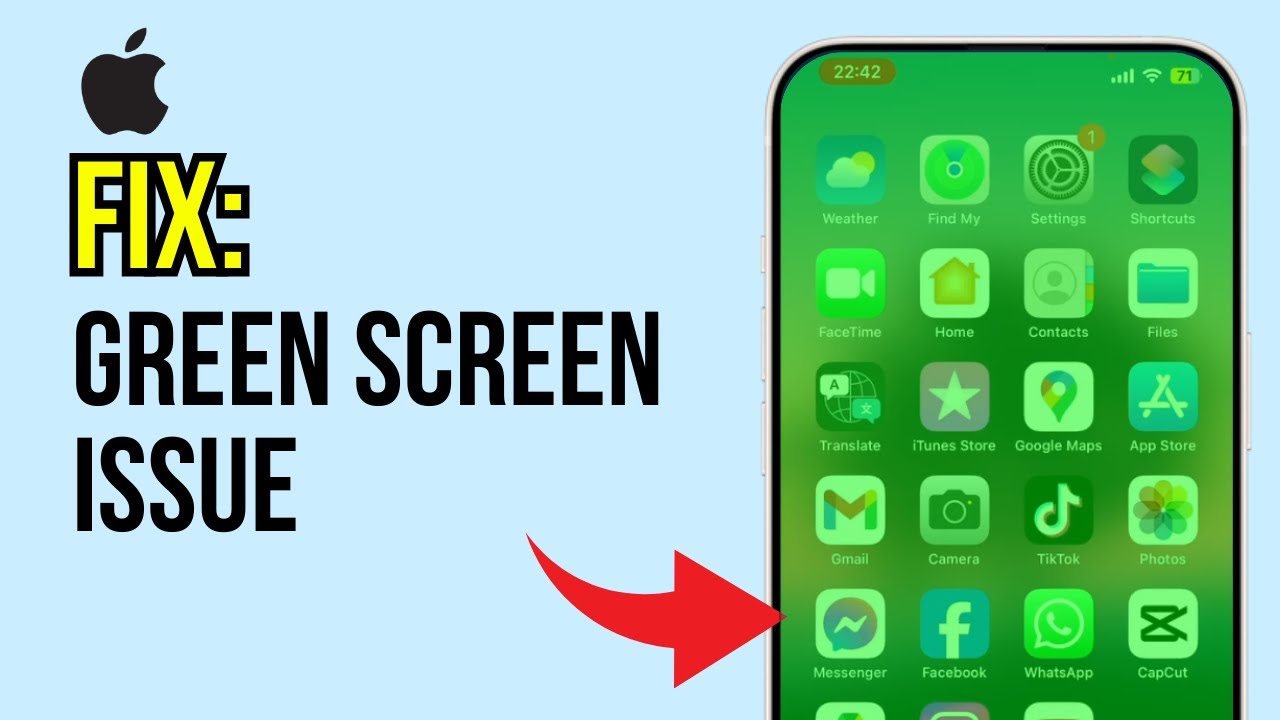 How to Fix iPhone Green Screen Issue? - YouTube