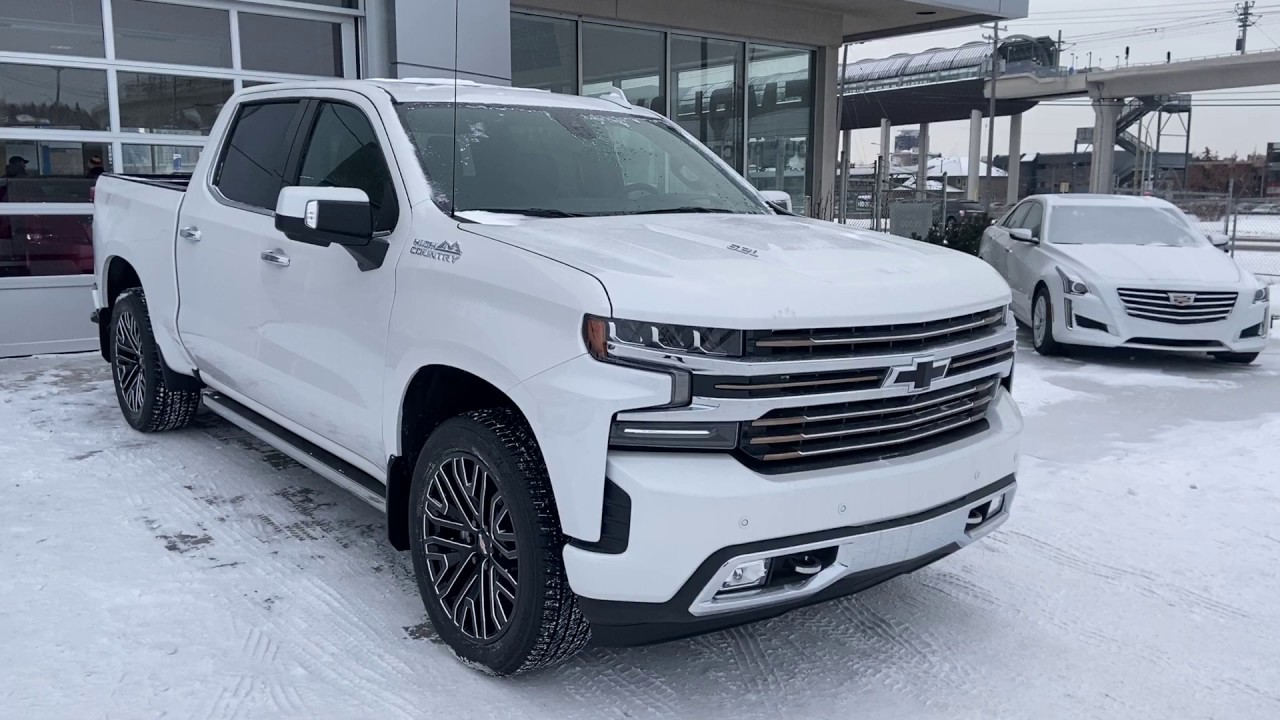 White 2020 Chevrolet Silverado 1500 High Country Review - GSL GM City ...