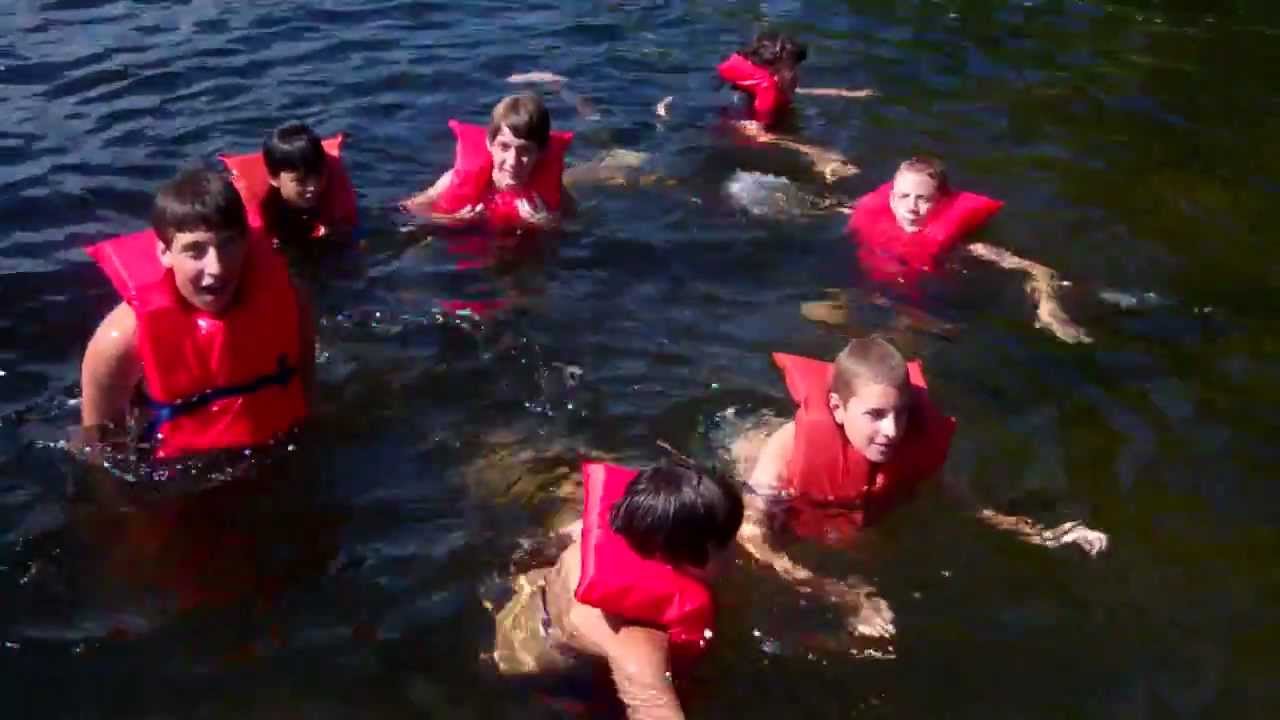 Camp Pinehurst life jacket challenge - YouTube