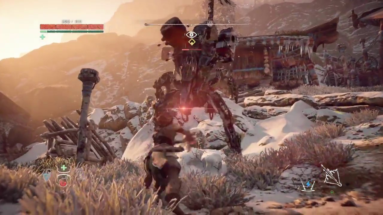 Horizon Zero Dawn Corrupted machine fight - YouTube