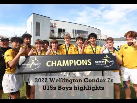 2022 Wellington Condor 7s 15s tournament - YouTube