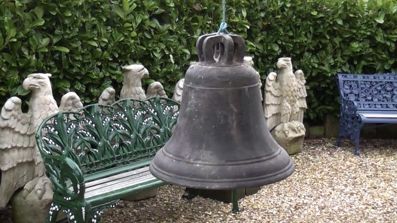 Antique Old Reclaimed Church Bronze Bell with Clapper Great Sound ...