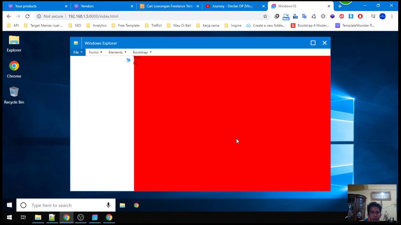 Tutorial Bootstrap Studio - Creating Template Windows 10 - Vol 3 - YouTube