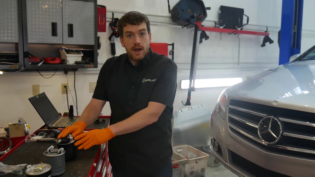 OM642 3.0L V6 CDI BlueTec Fuel Filter Change - YouTube