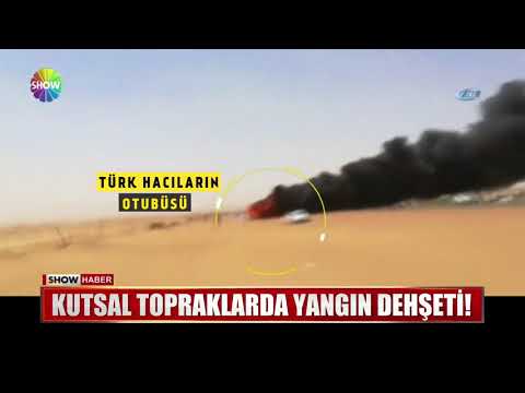 Kutsal topraklarda yangın dehşeti!