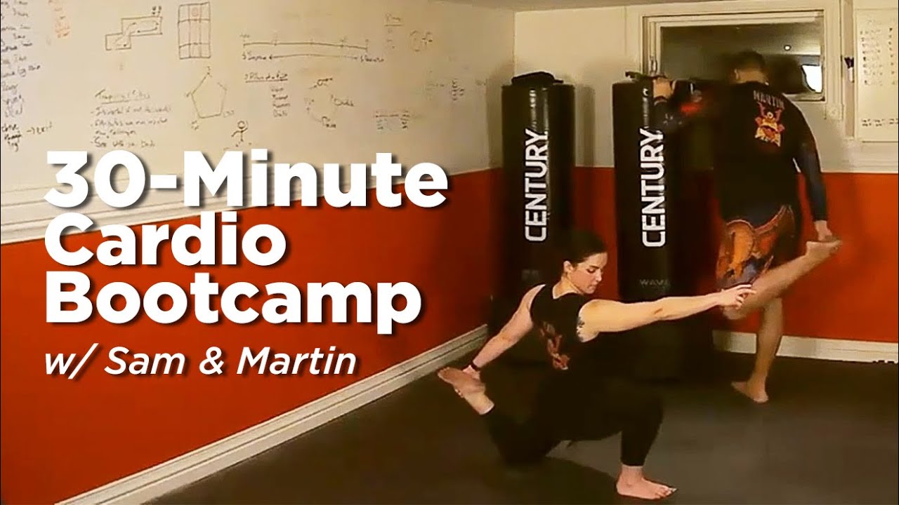 30-Min Cardio Bootcamp Workout w Sam - YouTube