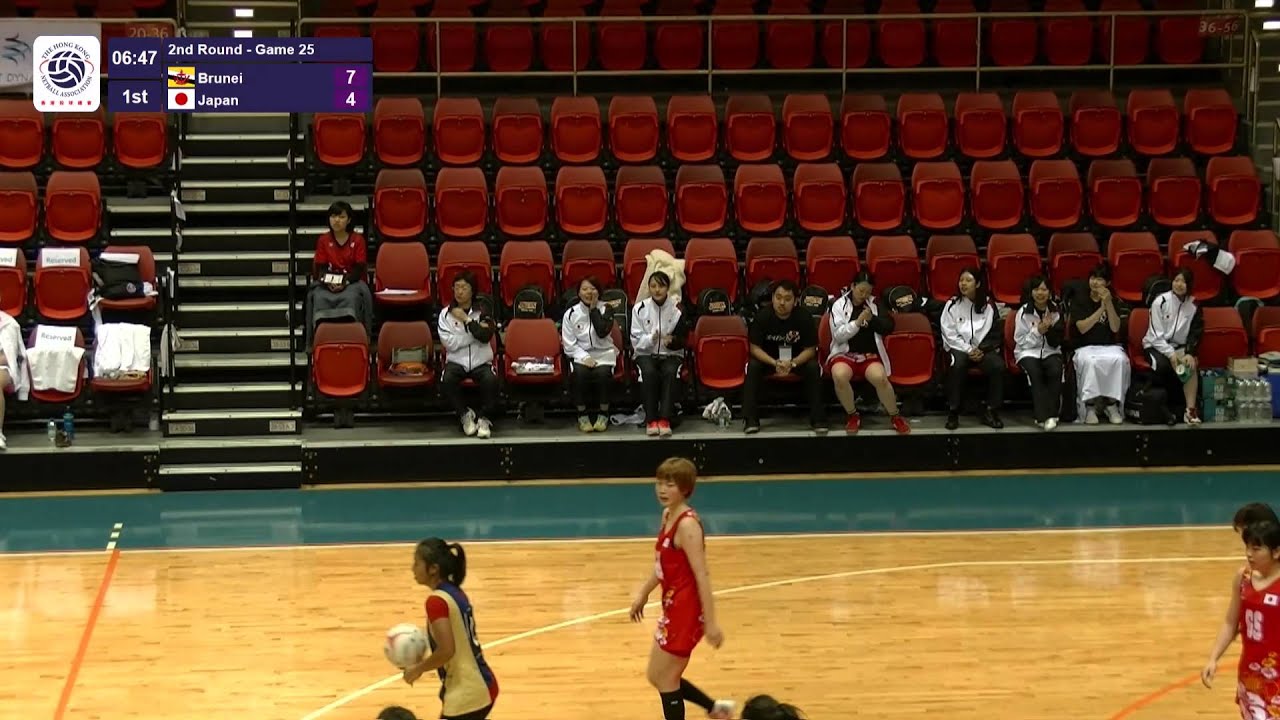 9th Asian Youth Netball Championship 2nd Round Game 25 Brunei vs Japan ...