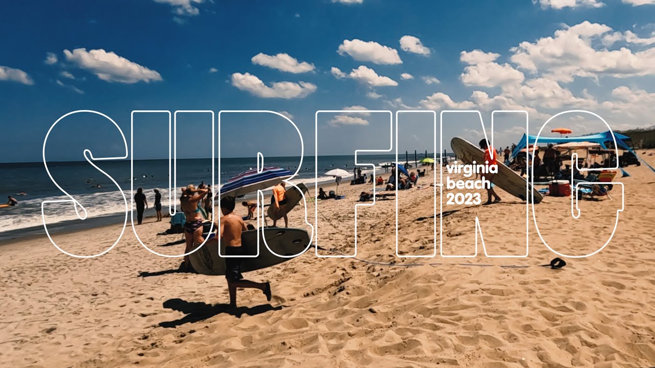 Surfing at Virginia Beach with @VBSurf - YouTube