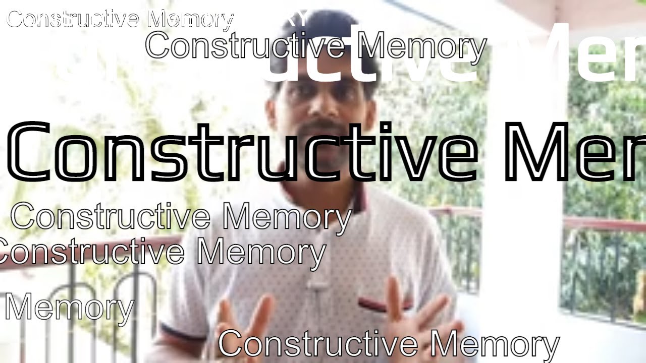 Constructive Memory - YouTube