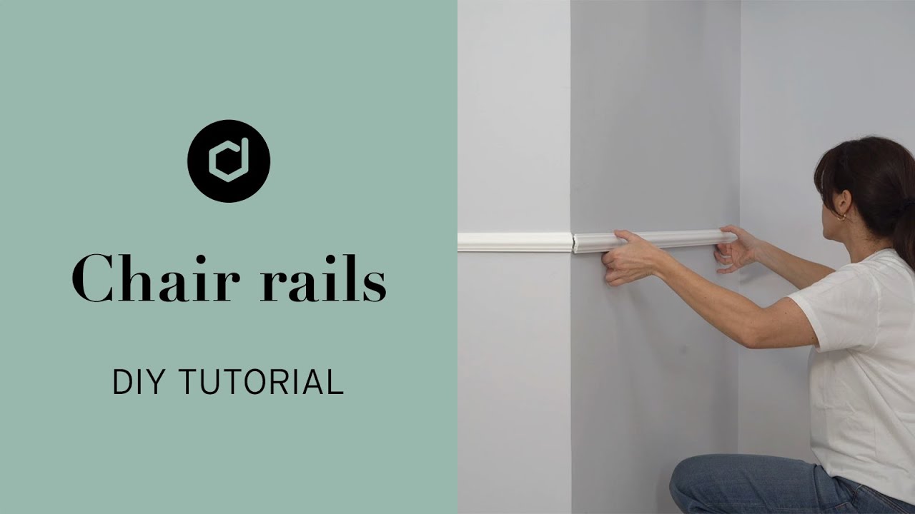 How to install chair rails? Quick & easy DIY tutorial by decoflair ...