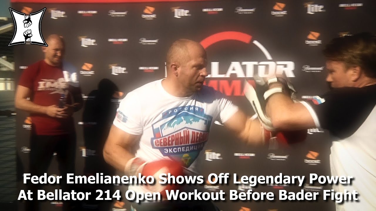 Fedor Emelianenko Shows Off Legendary Power At Bellator 214 Open ...