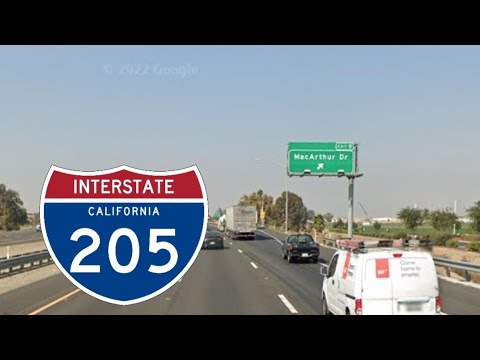 Interstate 205 California - YouTube
