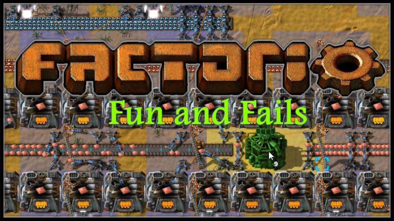 Factorio | Fun and Fails #1 - YouTube