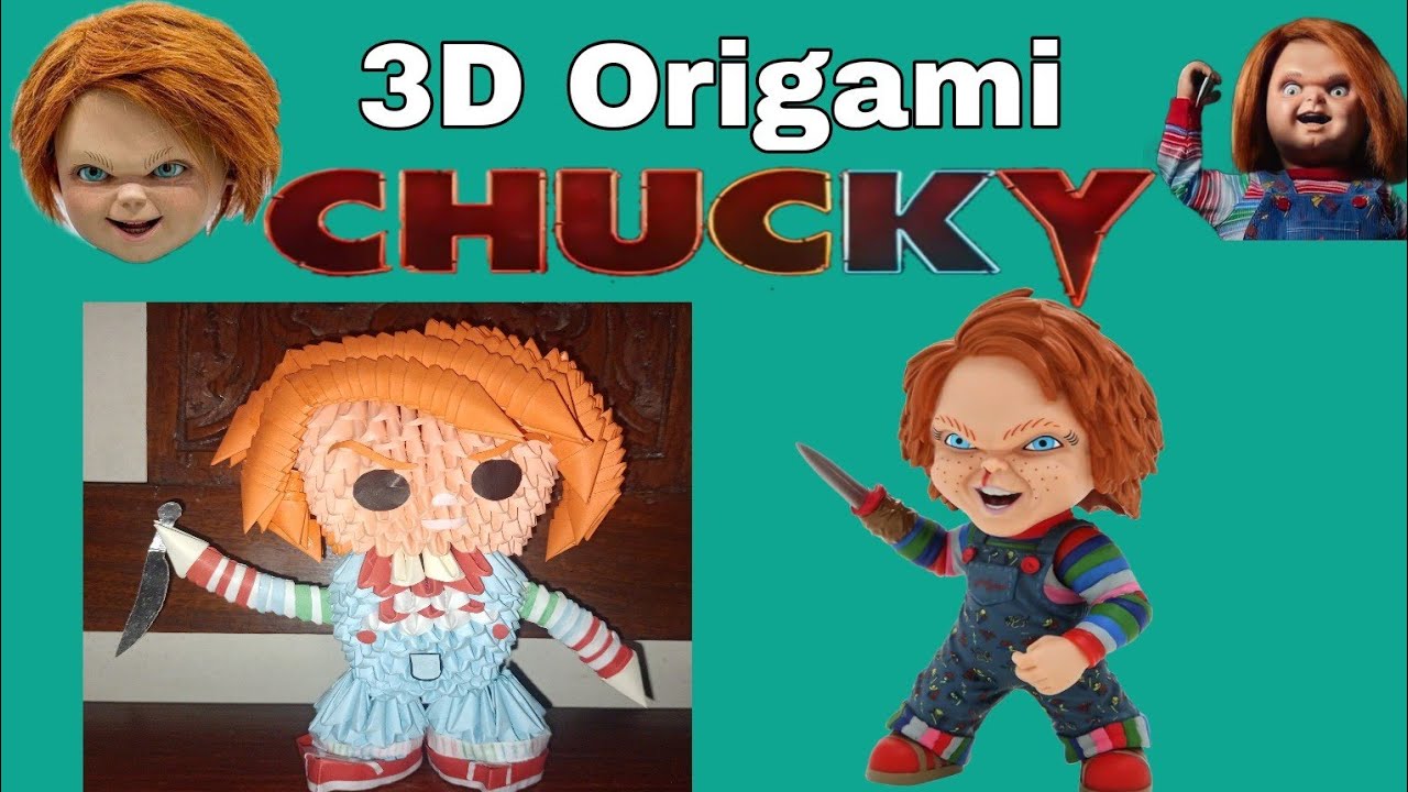 3D Origami Chucky l Randal's YT Channel - YouTube