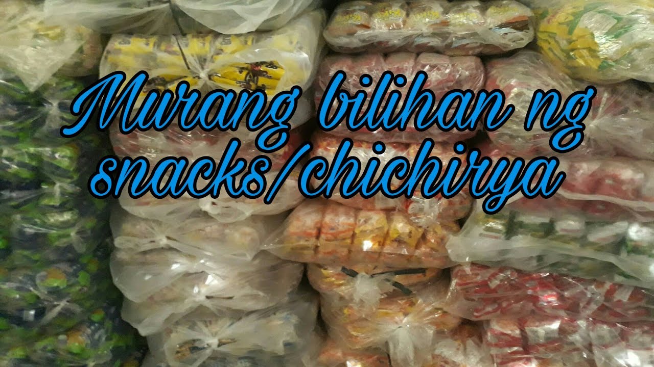 murang bilihan ng snacks/chichirya na patok sa ating sari sari store ...