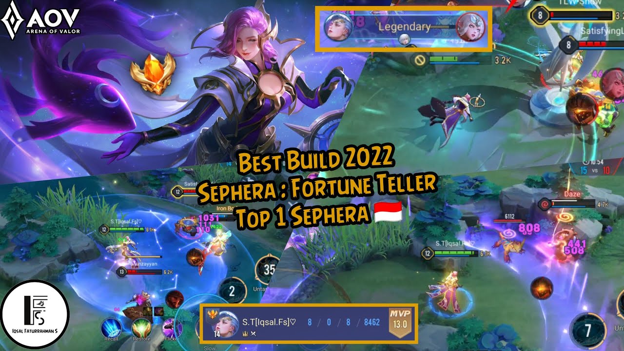 AoV : Sephera | Best Build 2022 | Top 1 Sephera 🇮🇩 | Midlane Gameplay ...