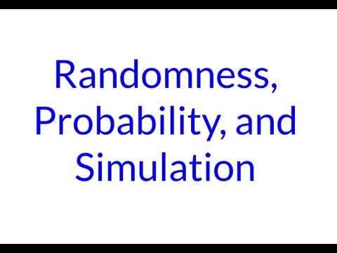 Stats 5.1 - Randomness, Probability, and Simulation - YouTube