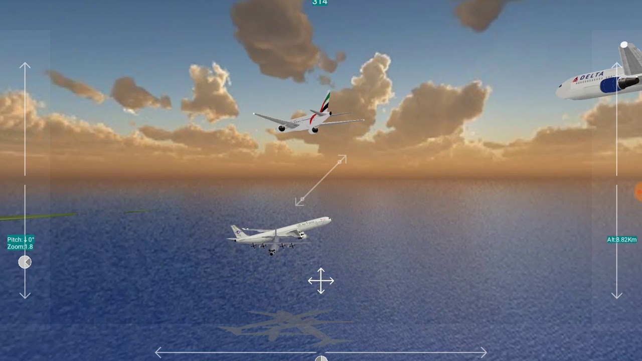 3D Flight Tracking : Inbound Britain - YouTube