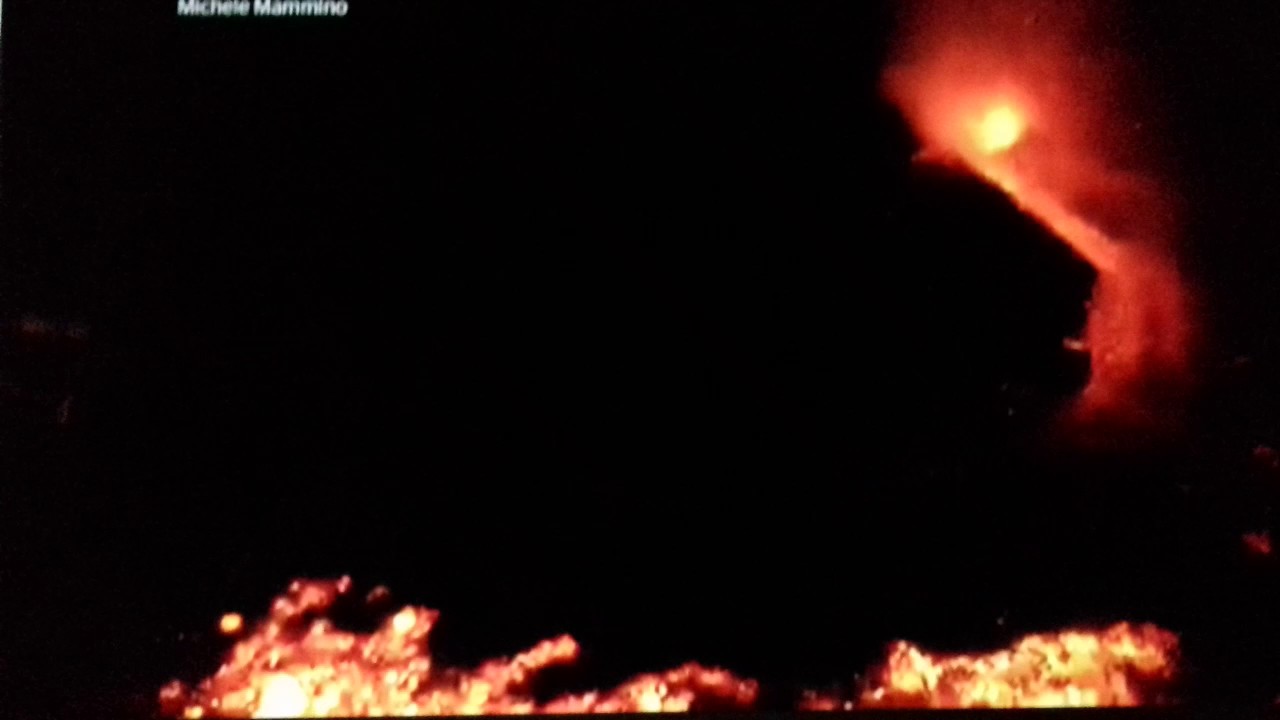 VOLCAN EDNA EN ITALIA. FEBRERO 2017. - YouTube