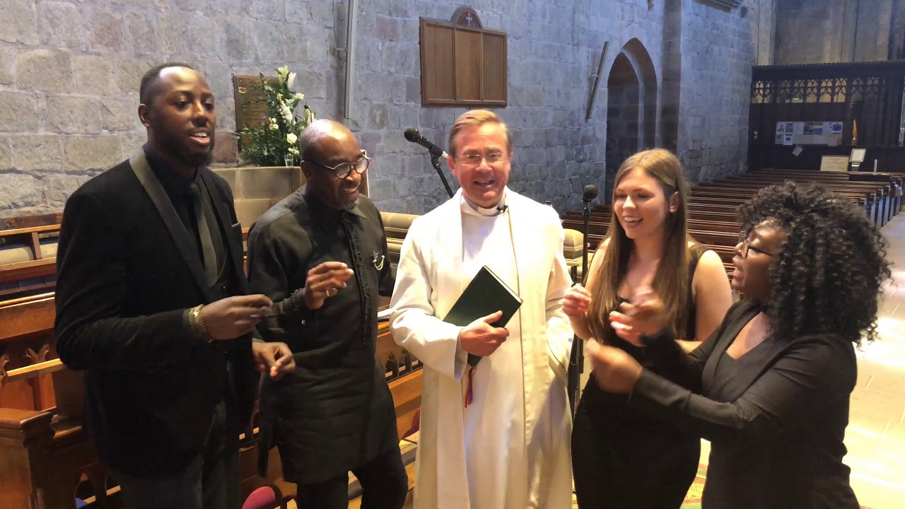 HUM Gospel Choir - Featuring Father Nicholas - YouTube