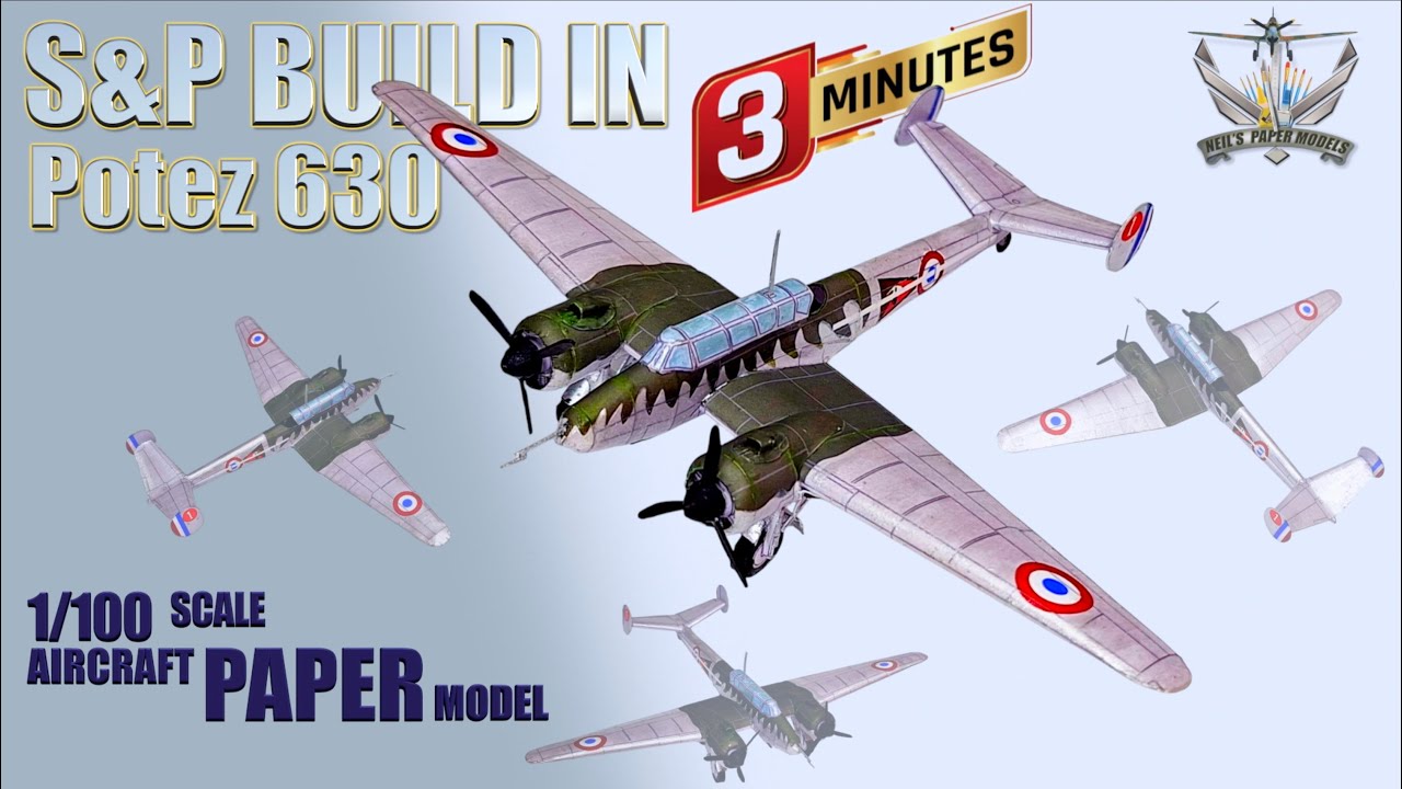 SCISSORS and PLANE POTEZ 630 - QUICK BUILD IN 3 MINUTES - YouTube