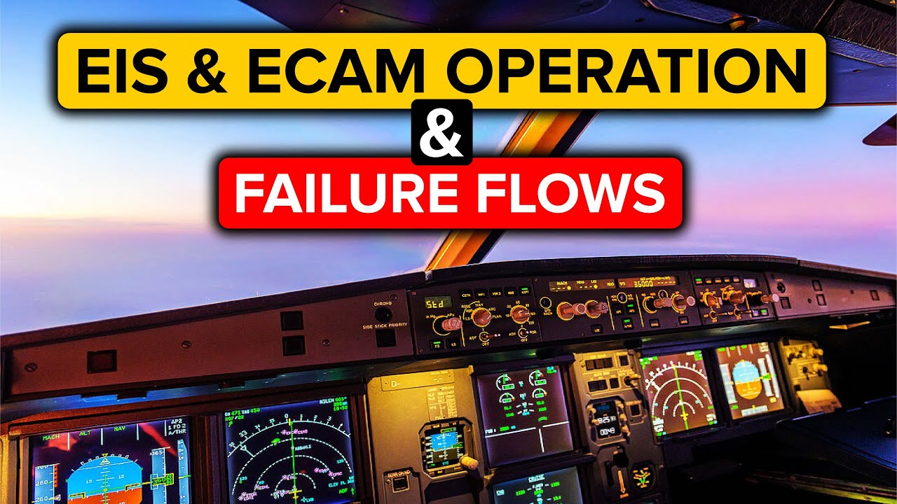 A320 EIS & ECAM Operation and FAILURE Flows - YouTube