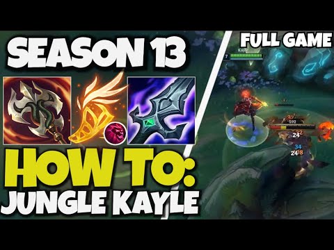 Kayle 1v9 PLAYS JUNGLE KAYLE in S13 And Shows HOW You SHOULD Actually ...