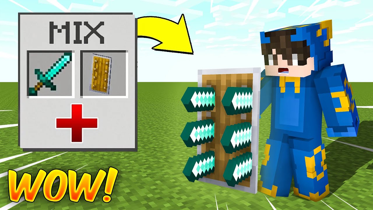 Minecraft, But I CAN COMBINE ITEMS - YouTube