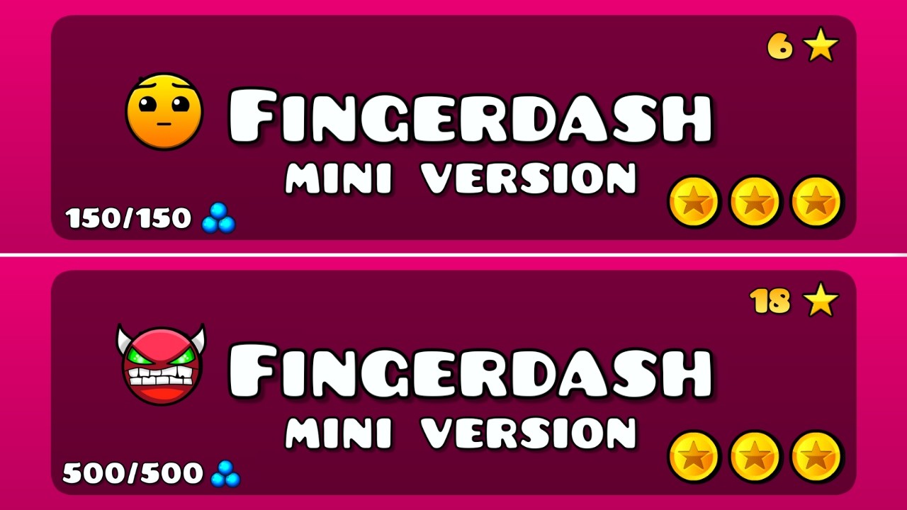 Fingerdash: Mini vs Full Version - YouTube