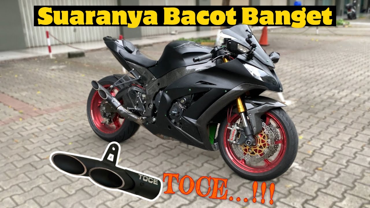 Yakinjay (ZX10R) Pakai Knalpot Toce Header Akrapovic Titanium ...