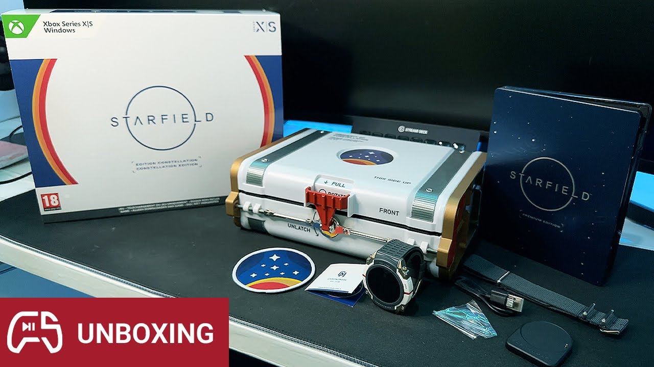 Starfield Constellation Edition unboxing for Xbox Series NO VOICE - YouTube