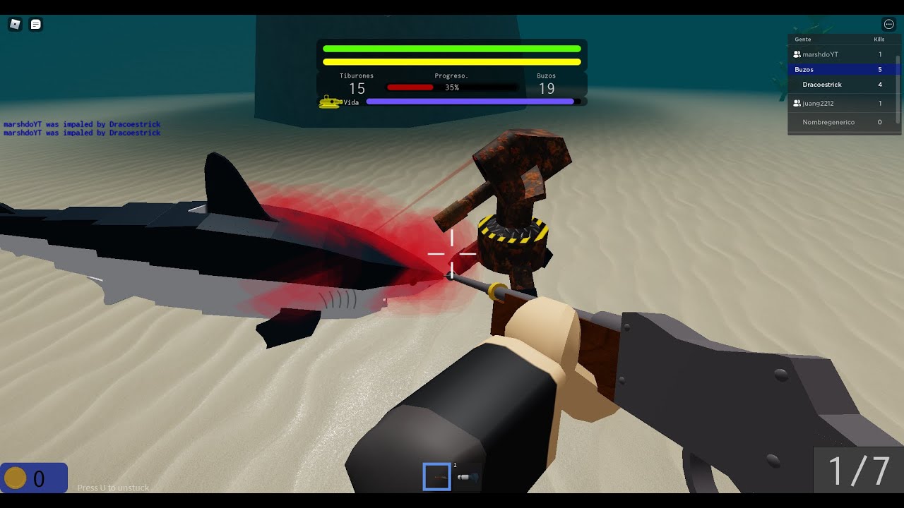 Jugando como buzo en High Tide (Roblox) - YouTube