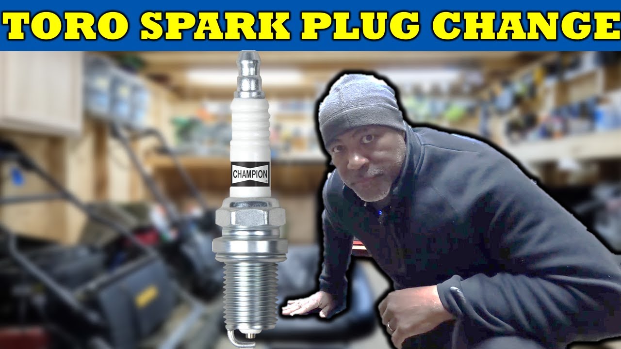 Toro TimeMaster Spark Plug Replacement - YouTube