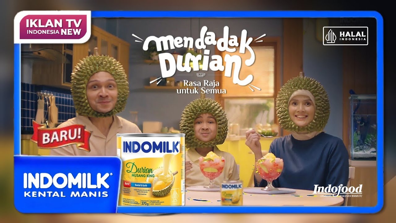 TVC Iklan Indomilk Kental Manis Durian Musang King "Mendadak Durian ...