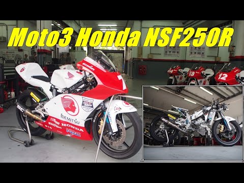 Moto3 Sound - Honda NSF 250R & Detail Walk Around The Bike - YouTube